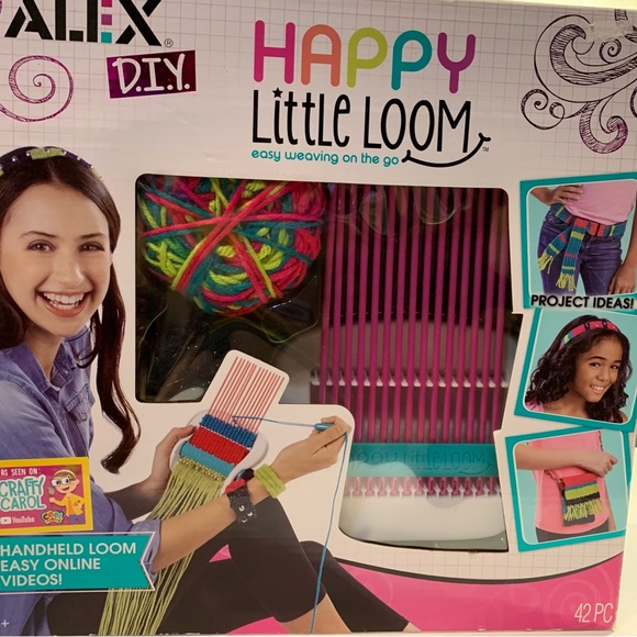 Alex DYI | Toys | Alex Diy Happy Little Loom Kit Handheld Weaving Loom ...